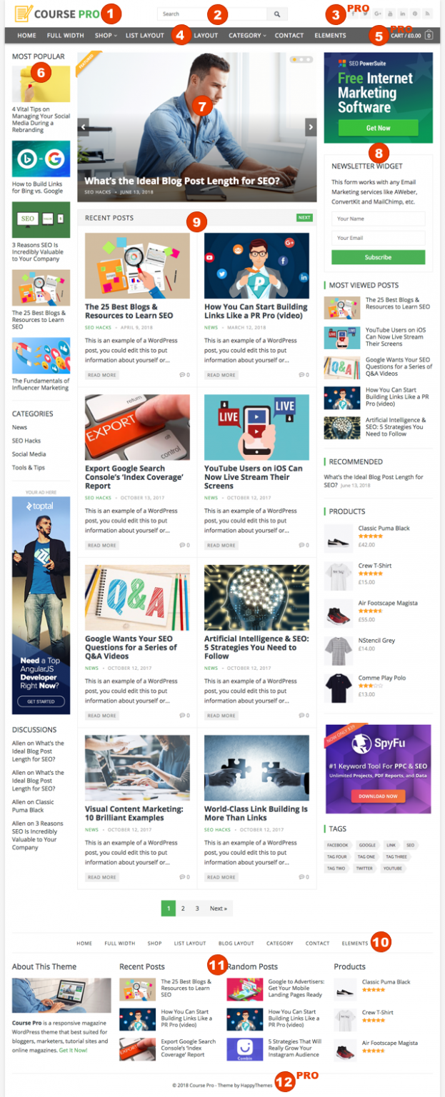 Course - FreshThemes