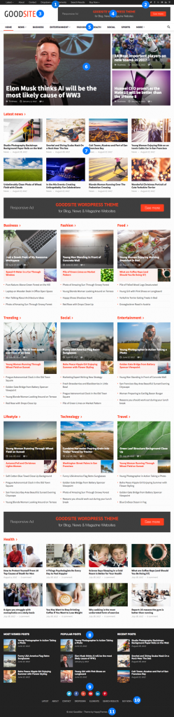 GoodSite - FreshThemes